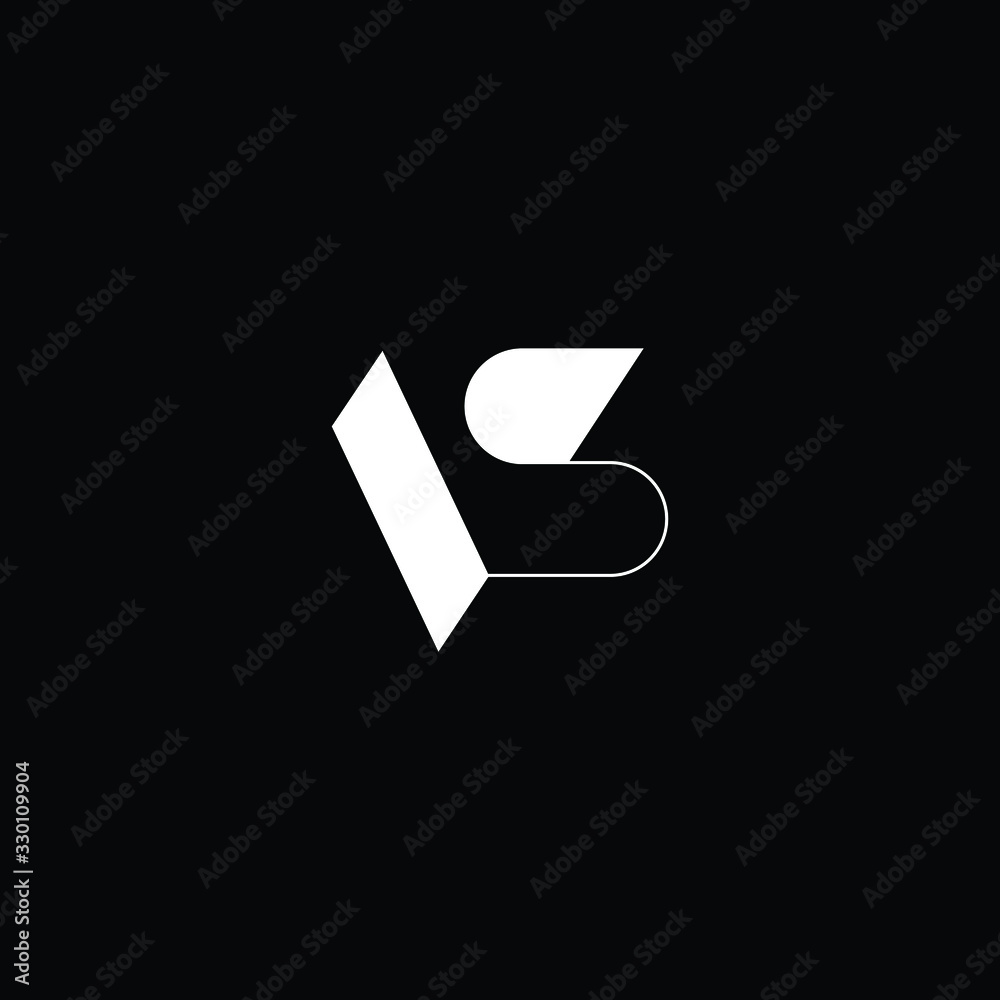 Minimal elegant monogram art logo. Outstanding professional trendy ...