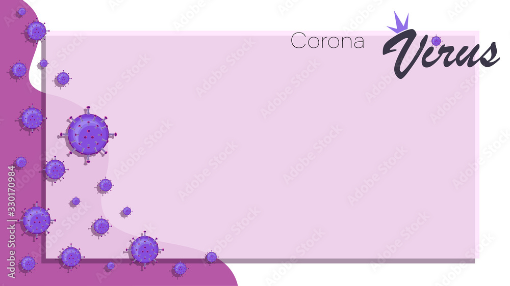 Virus attack. Corona Virus 2020. Poster, frame, background. Wuhan ...