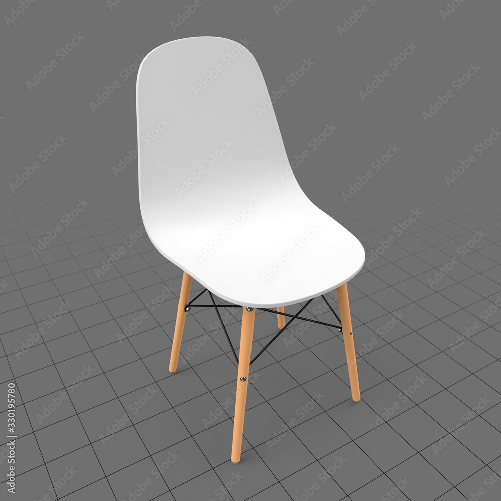 Modern chair Stock 3D asset | Adobe Stock
