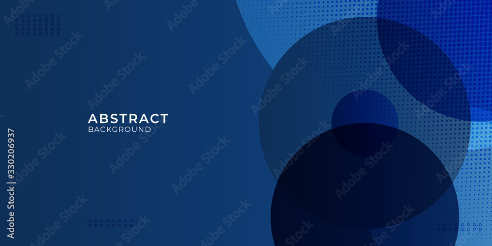 Blue background with blue navy circle rings in faded distressed vintage ...