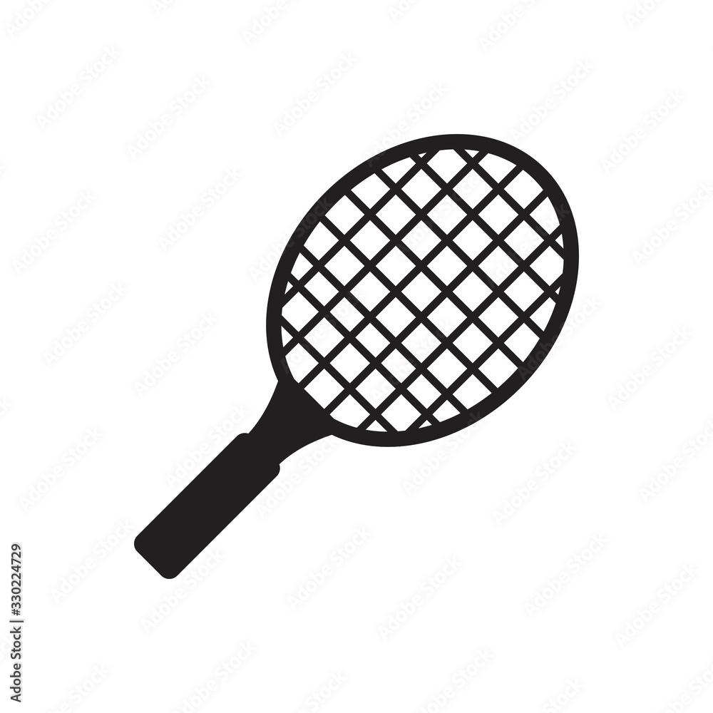Badminton Racket Icon Stock Vector | Adobe Stock