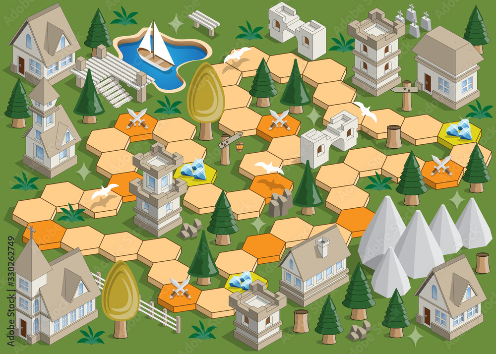 Isometric Vector Game