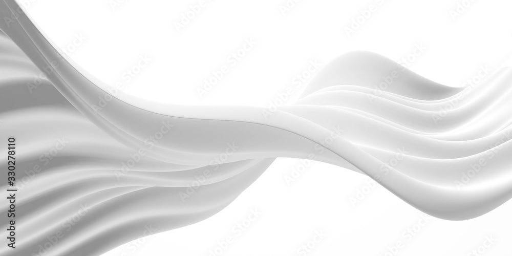 White abstract liquid wavy background Stock Illustration | Adobe Stock