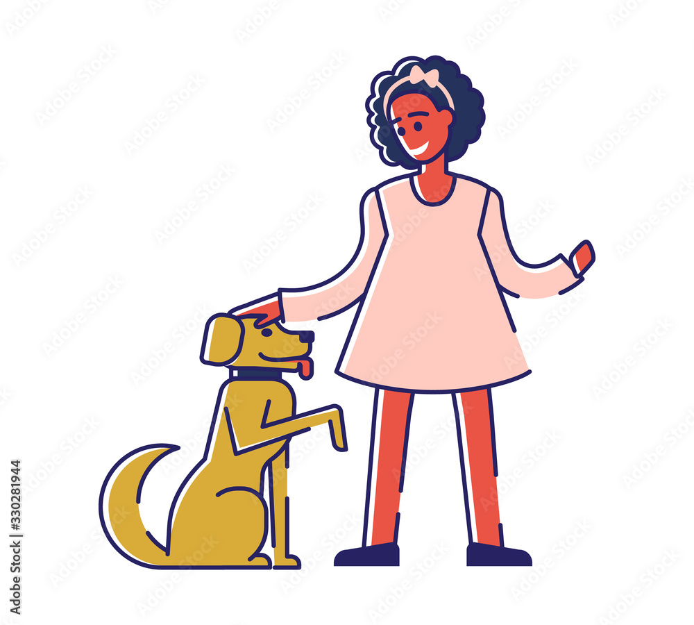 Concept Of Care And Adoption. Kind People Are Taking Care Of Homeless ...