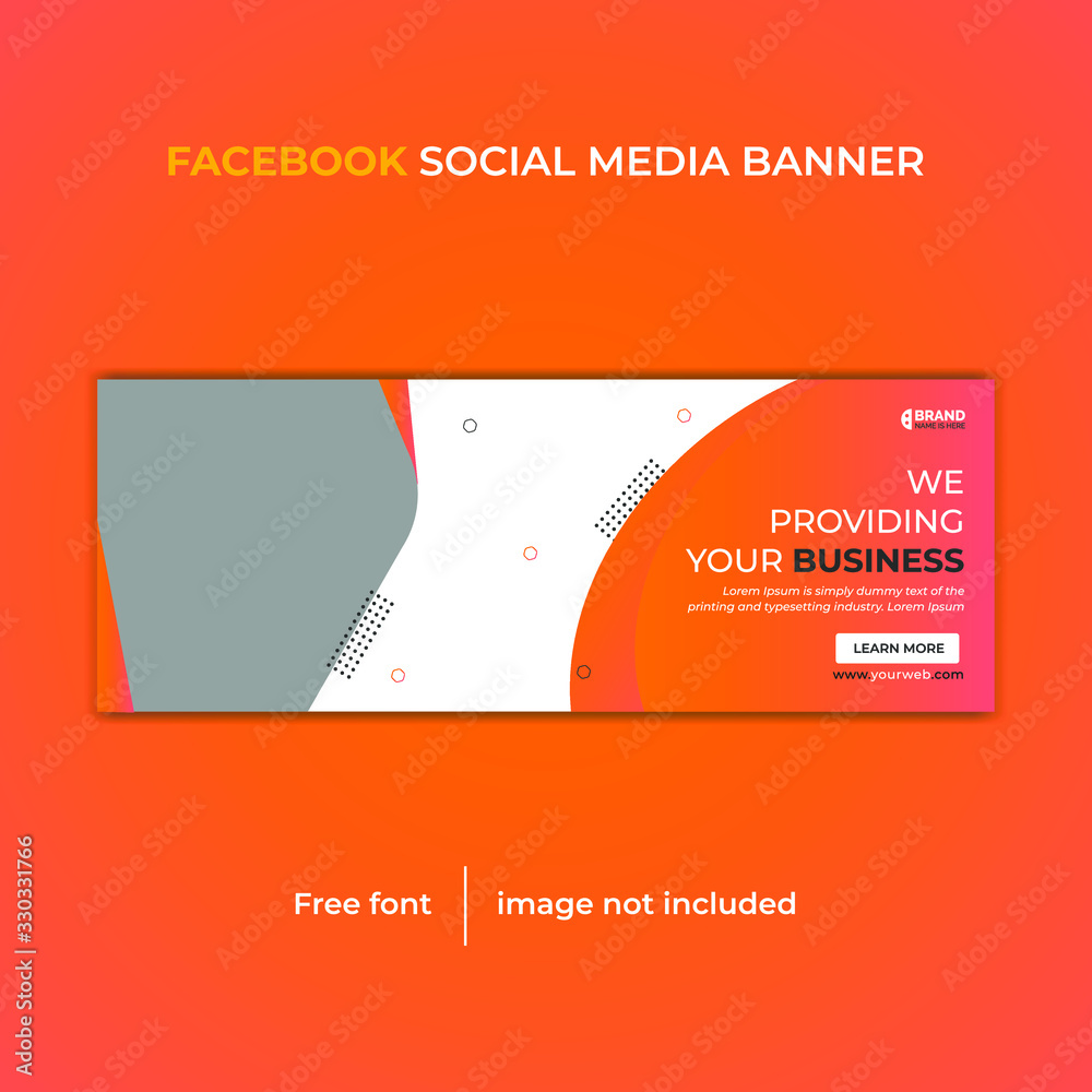 Business idea facebook cover banner template Stock Vector | Adobe Stock