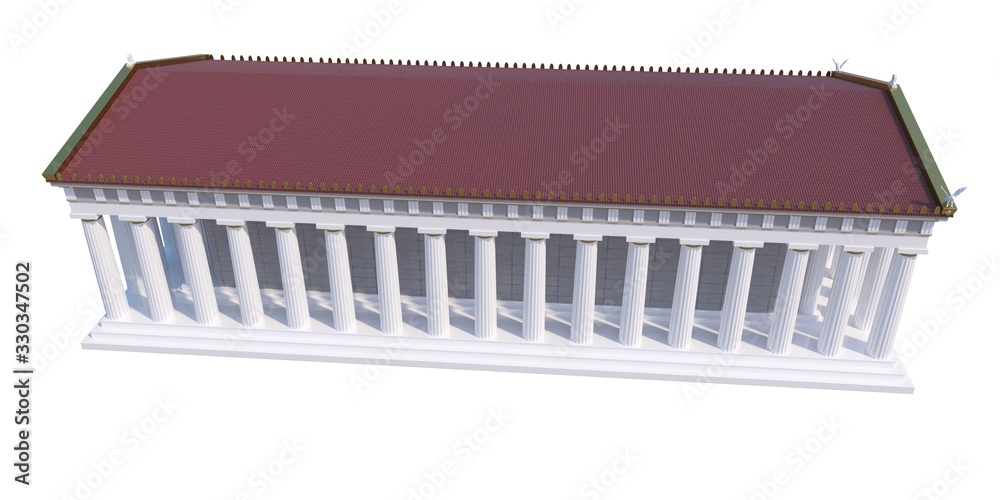 Parthenon Roof Dimensions