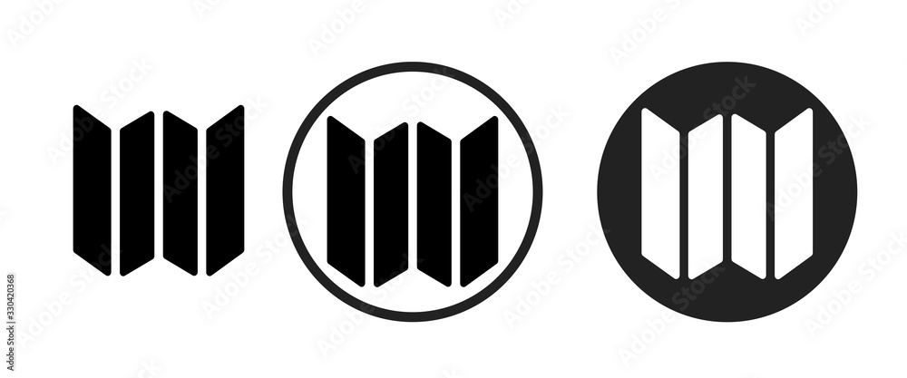 map icon . web icon set .vector illustration Stock Vector | Adobe Stock