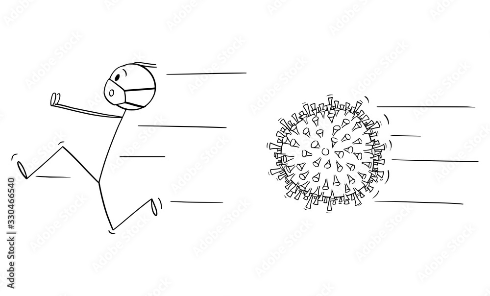 Stickman Running Away