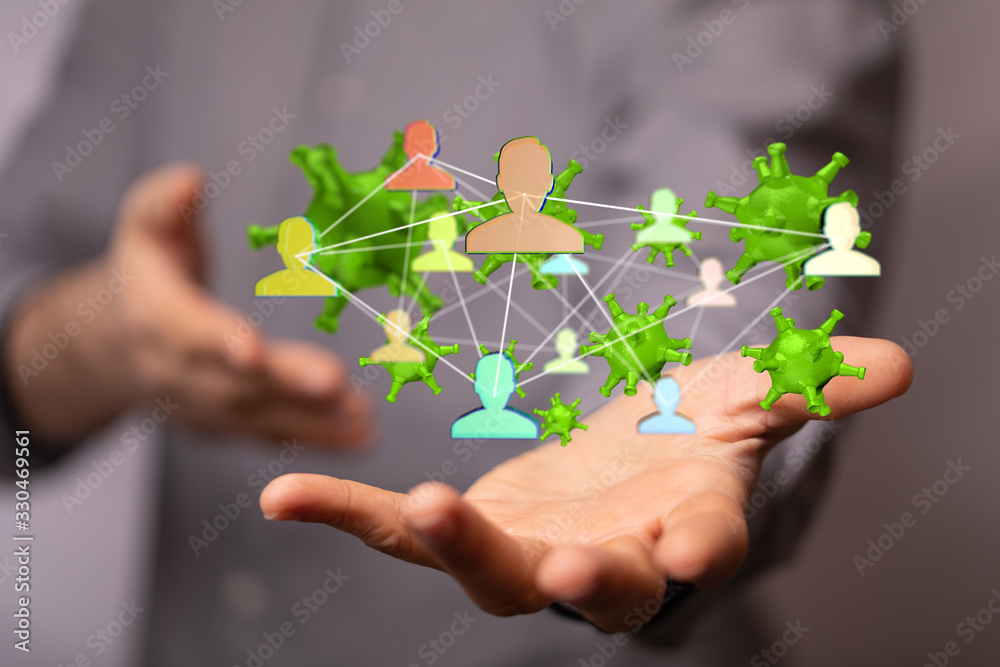 Virus Covid 19-NCP. nCoV denoted Stock Photo | Adobe Stock