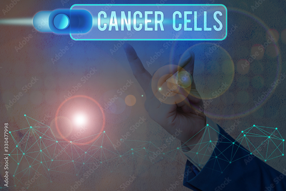 Conceptual hand writing showing Cancer Cells. Concept meaning forming ...
