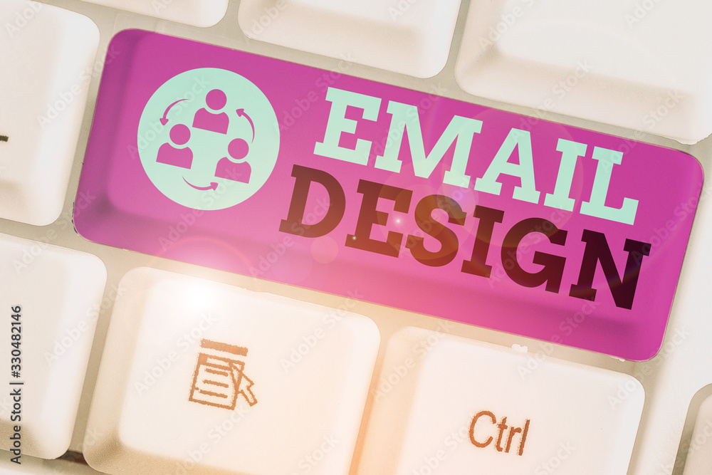 Handwriting text writing Email Design. Conceptual photo reusable HTML ...