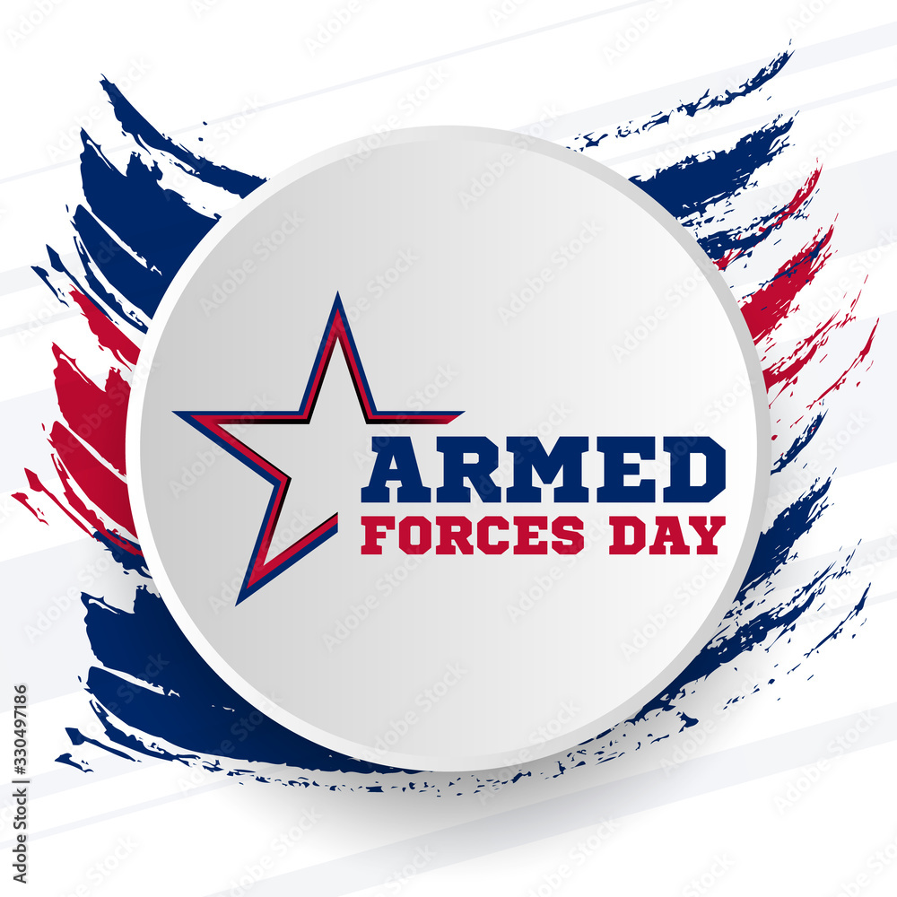 Armed Forces Day. Poster, Template, Card, Social Media Banner ...