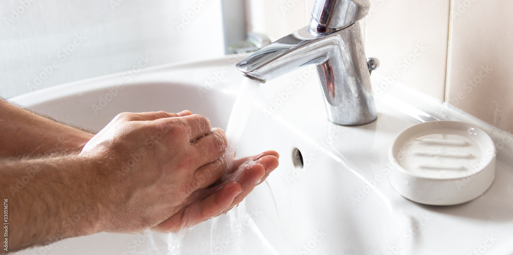 hand washing, prevention of coronavirus, personal hygiene. Stock Photo ...