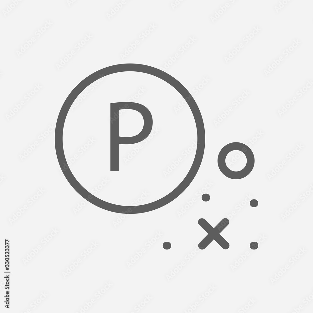 Chemical cleaning icon line symbol. Isolated vector illustration of ...