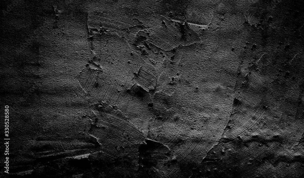 Old wall texture cement dark black gray background abstract grey color ...