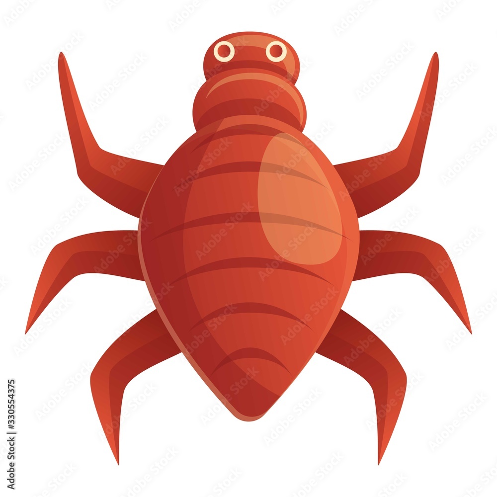 Parasite bug icon. Cartoon of parasite bug vector icon for web design ...