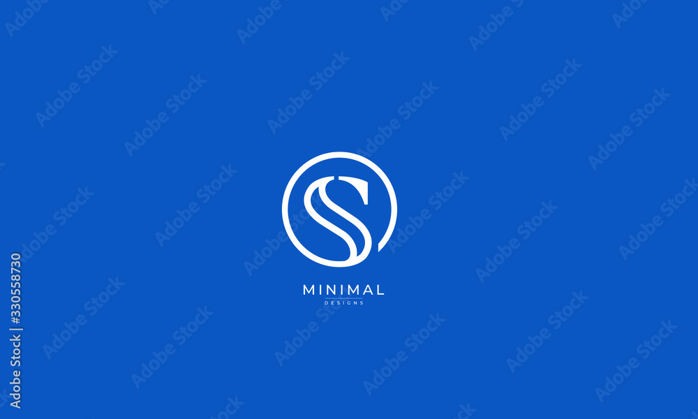 Alphabet letters icon logo S Stock Vector | Adobe Stock