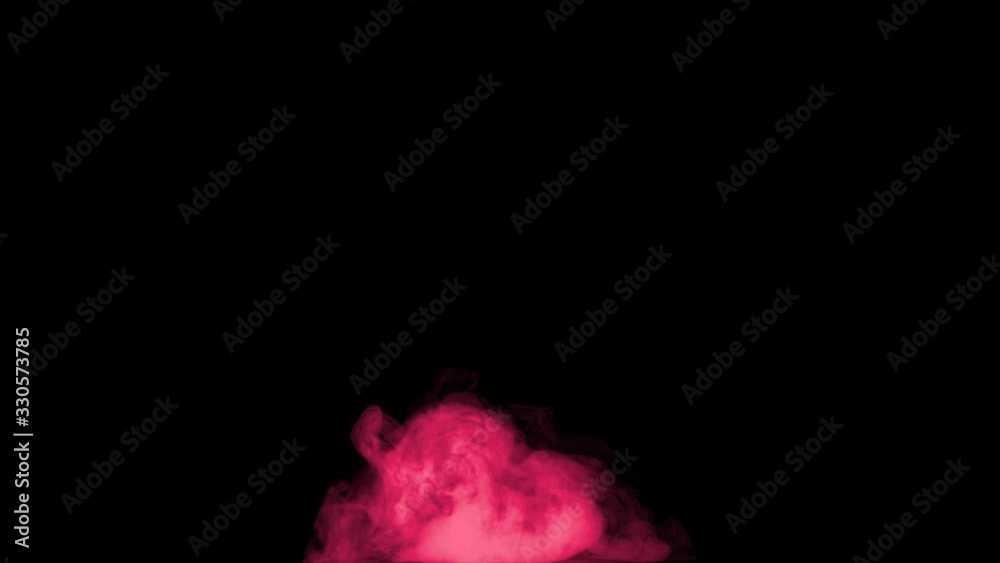 Pink smoke up in black background. Pink smoke, cloud , fog explosion ...