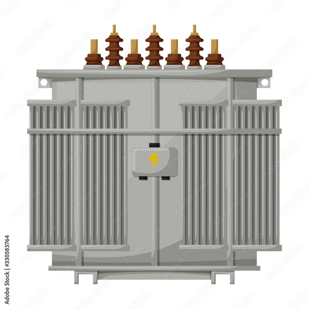 Transformer vector icon.Cartoon vector icon isolated on white ...