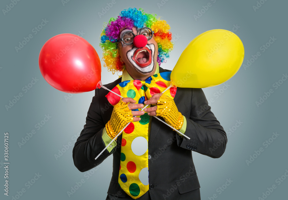 Divertido payaso Stock Photo | Adobe Stock