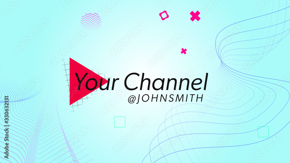 Modern Social Media Titles Stock Template | Adobe Stock