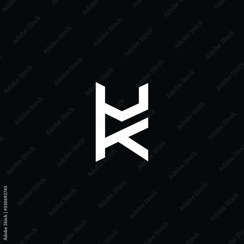 Minimal elegant monogram art logo. Outstanding professional trendy ...