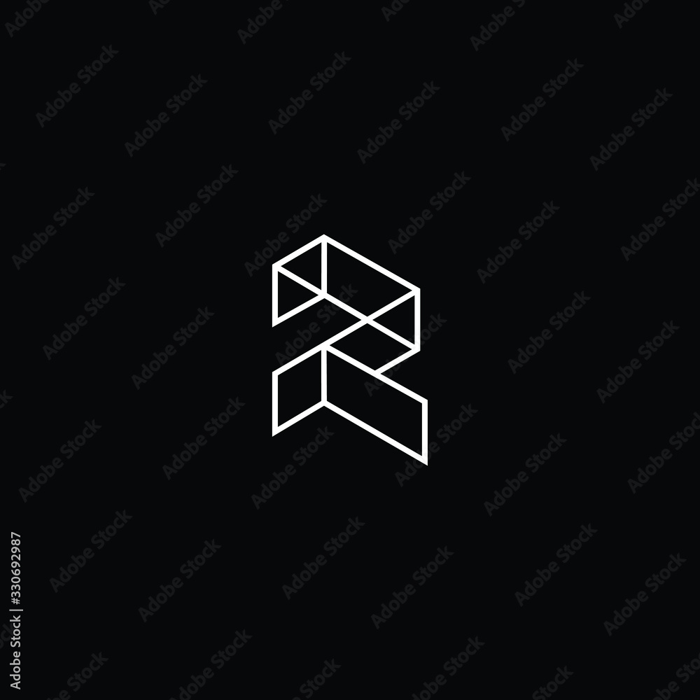 Minimal elegant monogram art logo. Outstanding professional trendy ...