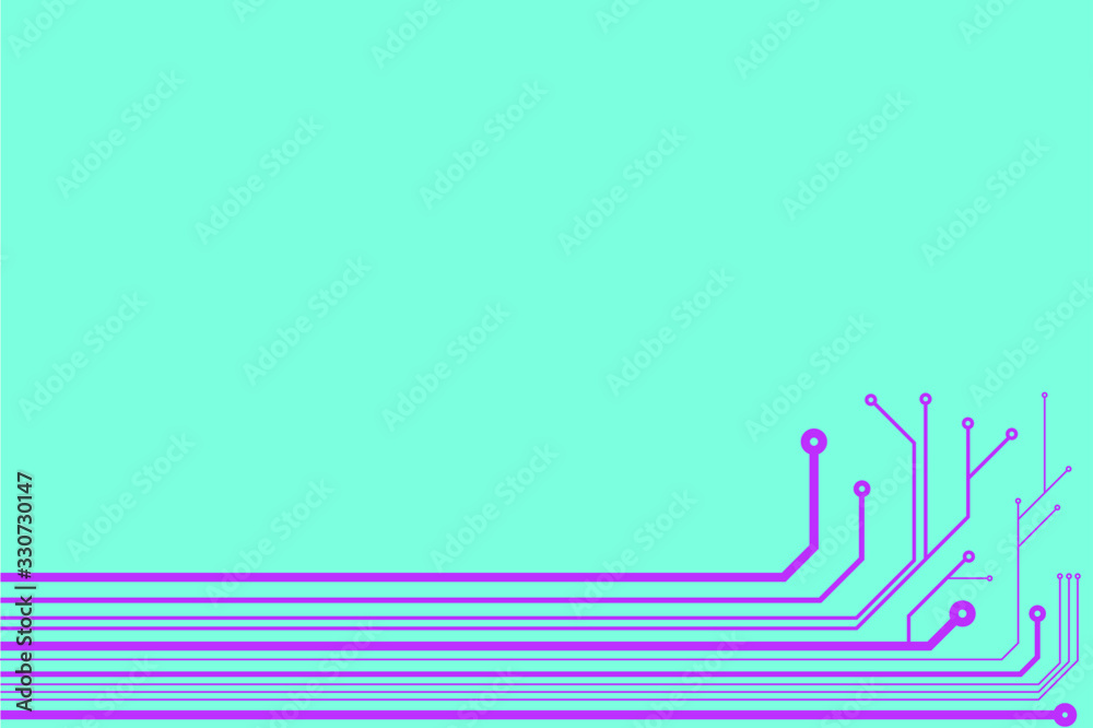 Abstraction in the style of cyberpunk. Circuit board, wiring diagram ...