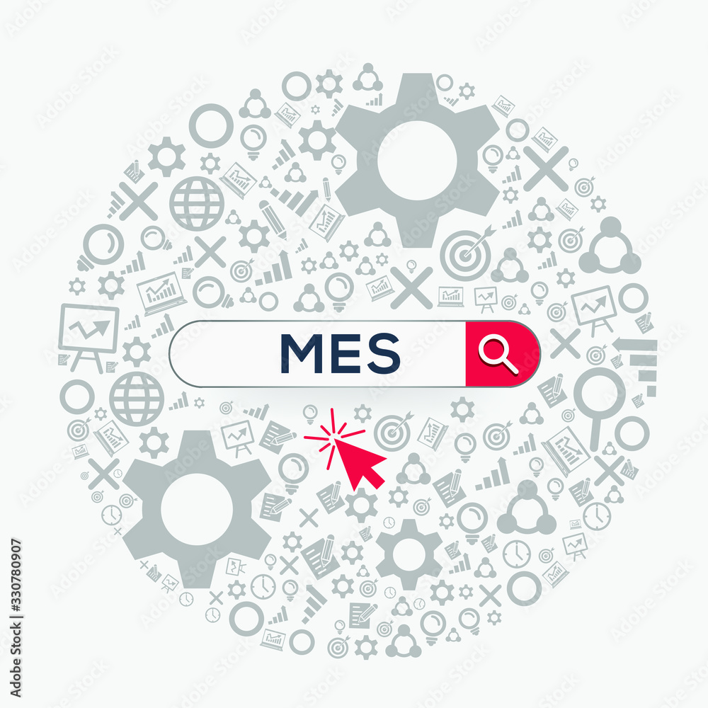 MES mean (manufacturing execution system) Word written in search bar ...