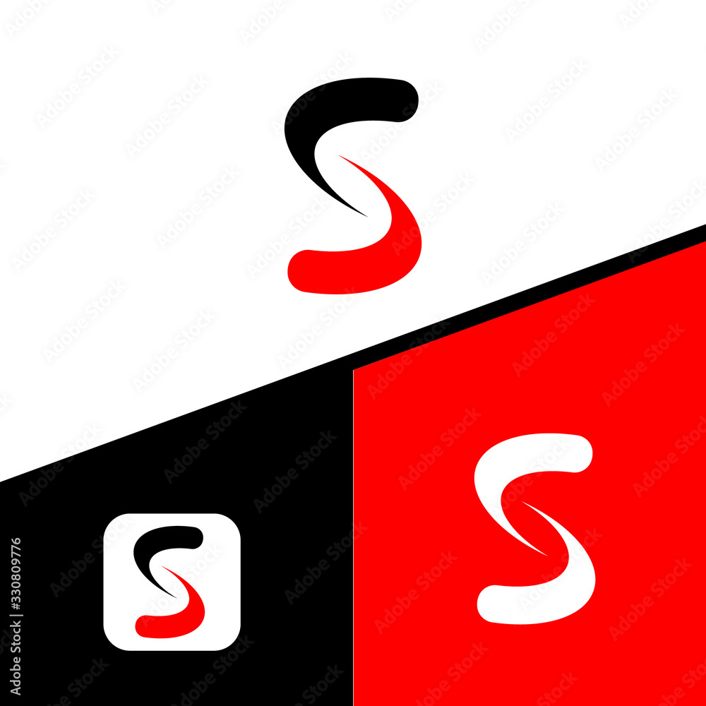 design a universal letter s logo Stock Vector | Adobe Stock