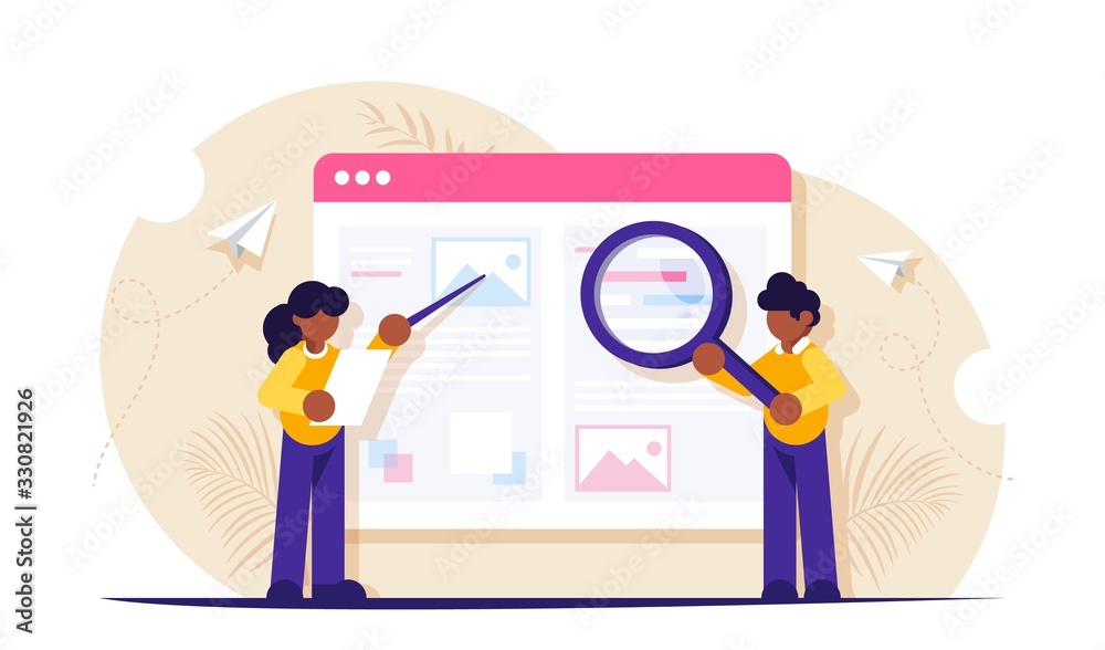 The process of creating engaging content for a website or blog. Man ...