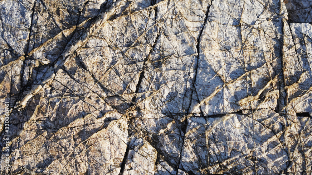 Mineral texture of rock. volcanic stone, hardened lava. volcano ...