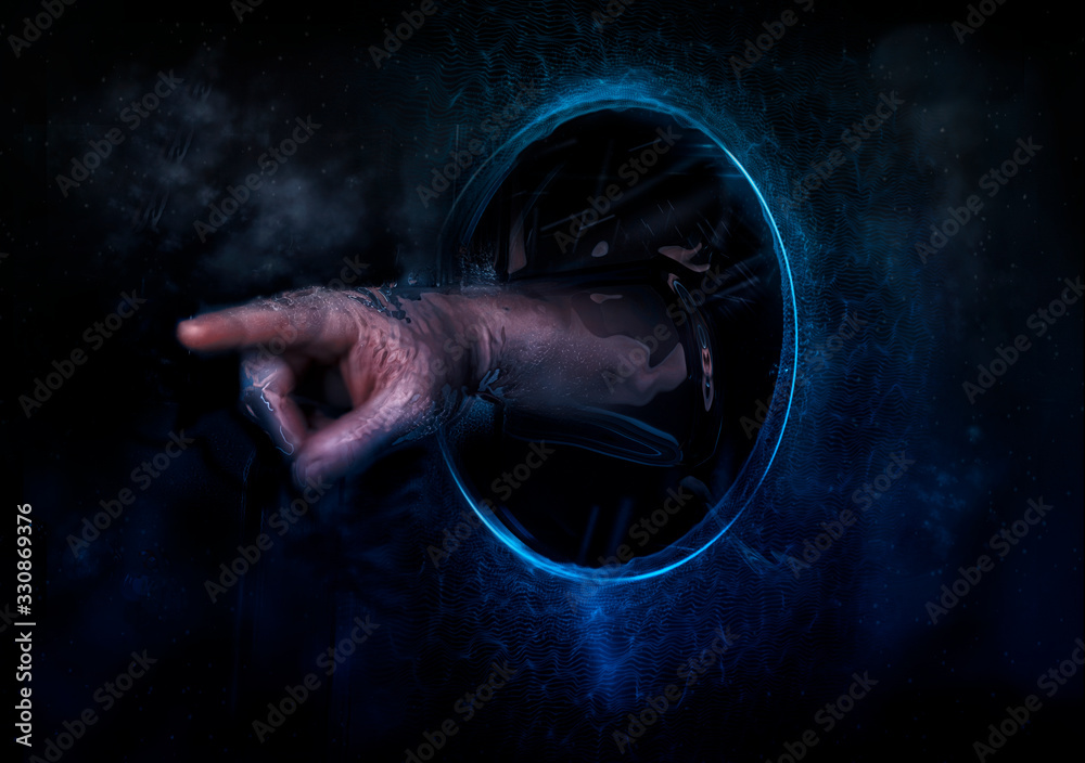 Hand Coming Out Of A Hole
