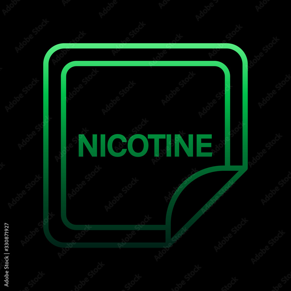 Nicotine, patch, smoke, healthcare nolan icon. Simple thin line ...