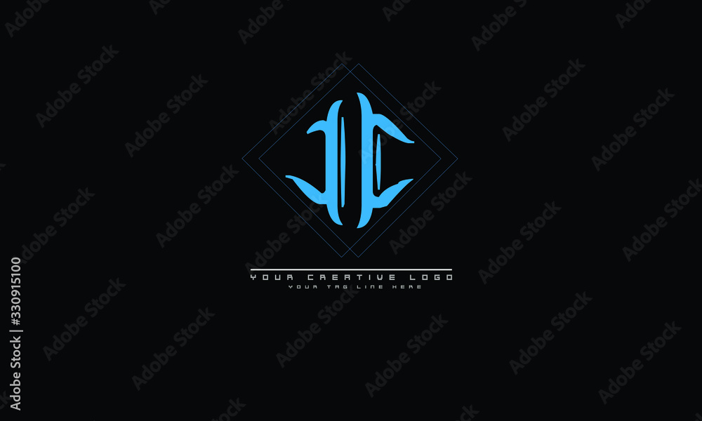 JC CJ abstract vector logo monogram template Stock Vector | Adobe Stock
