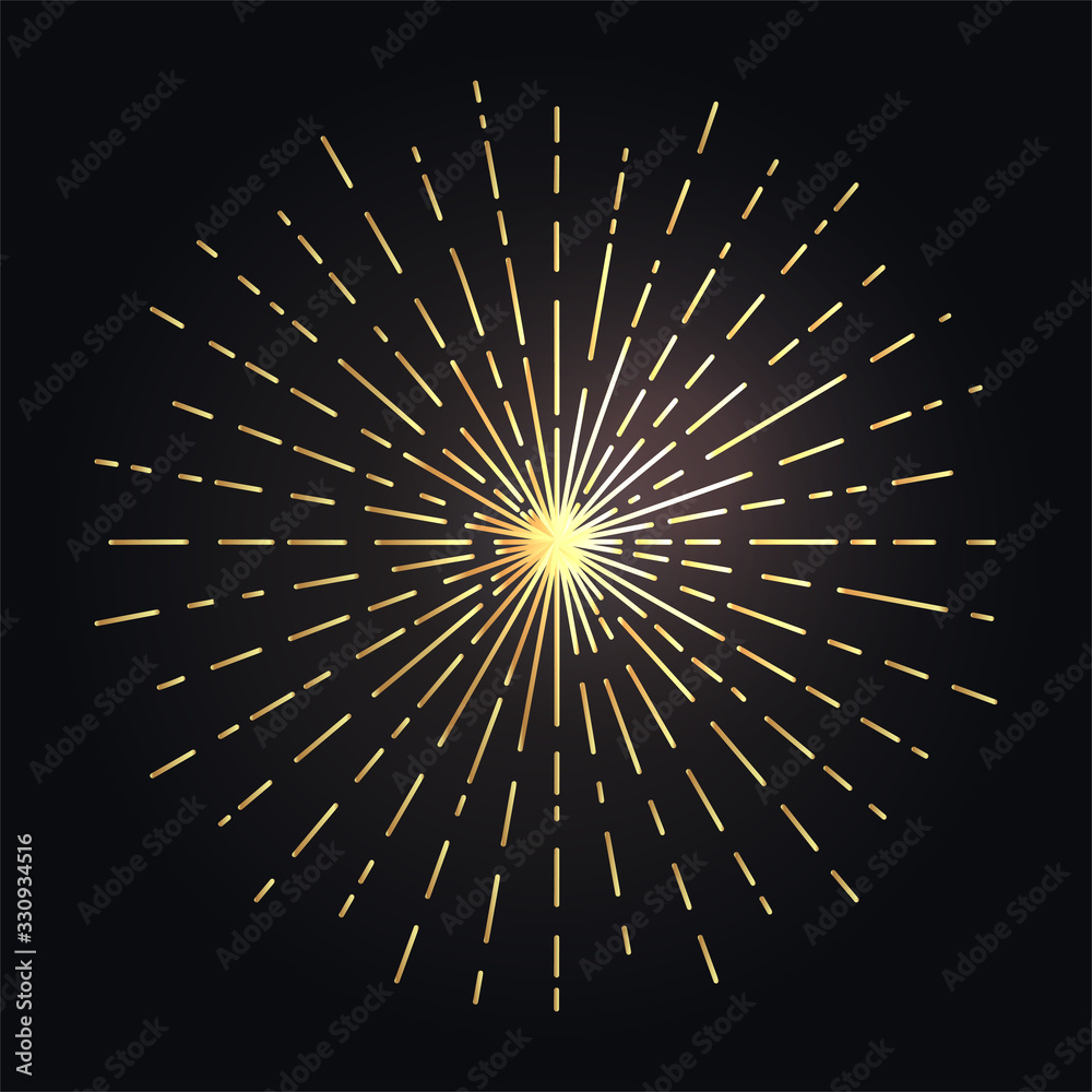 Rays Of Light Vector