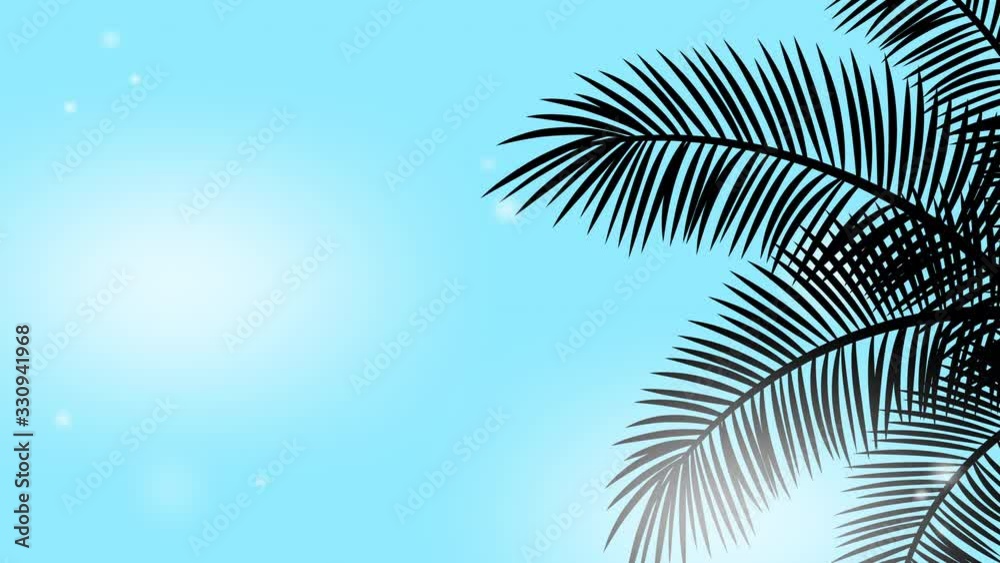 Summer holidays backgrounds with looping animation footage of wriggle ...