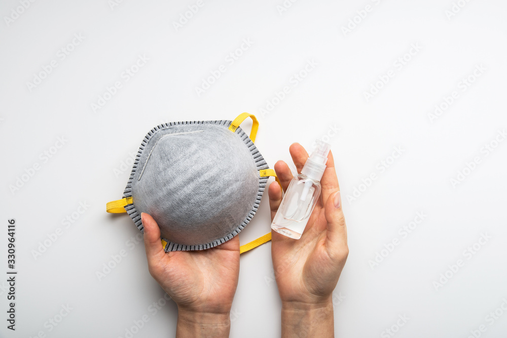 Health care hygiene protection prevention against virus, bacteria, flu ...