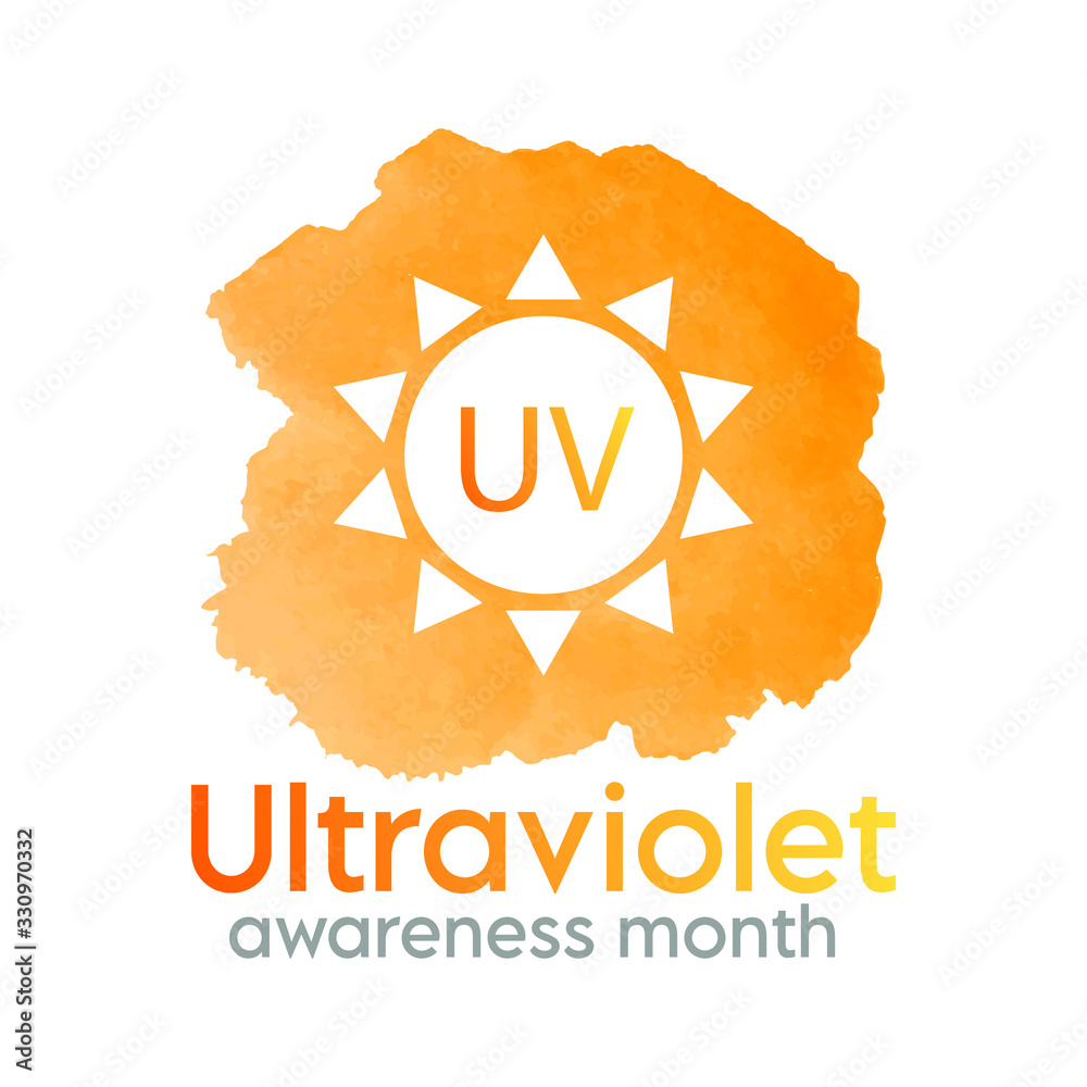 Vector illustration on the theme of Ultraviolet awareness month ...