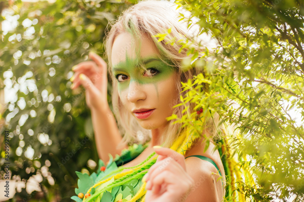 Dryad Costume Makeup