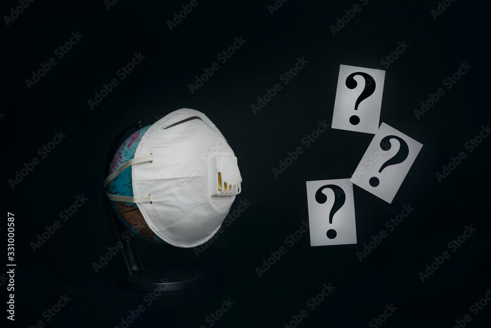 Question mark symbol of suspense, fear of the future Stock Photo ...