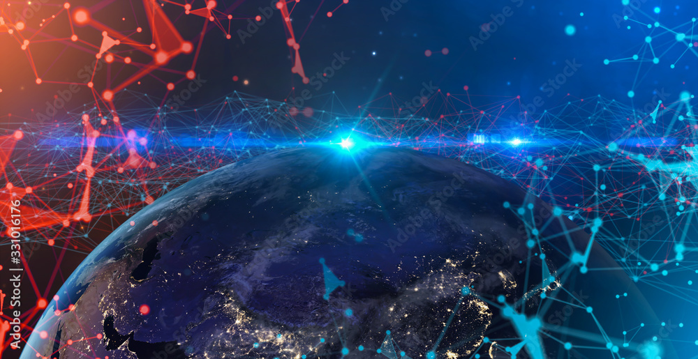 Concept of communication network technology for internet business ...