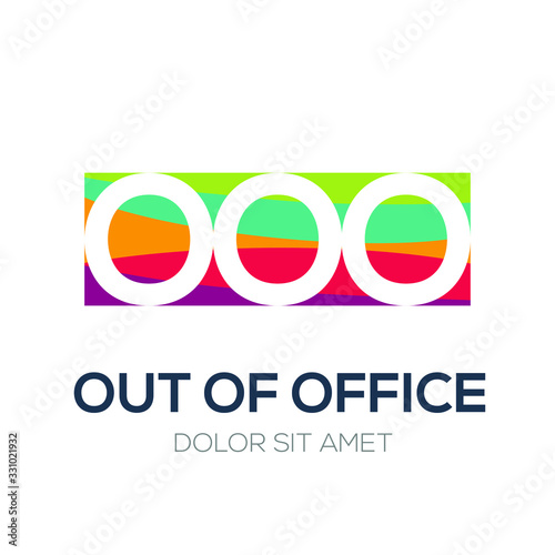 Ooo Mean out Of Office Word Written In Search Bar Vector ooo-mean-out-of-office-word-written-in-search-bar-vector