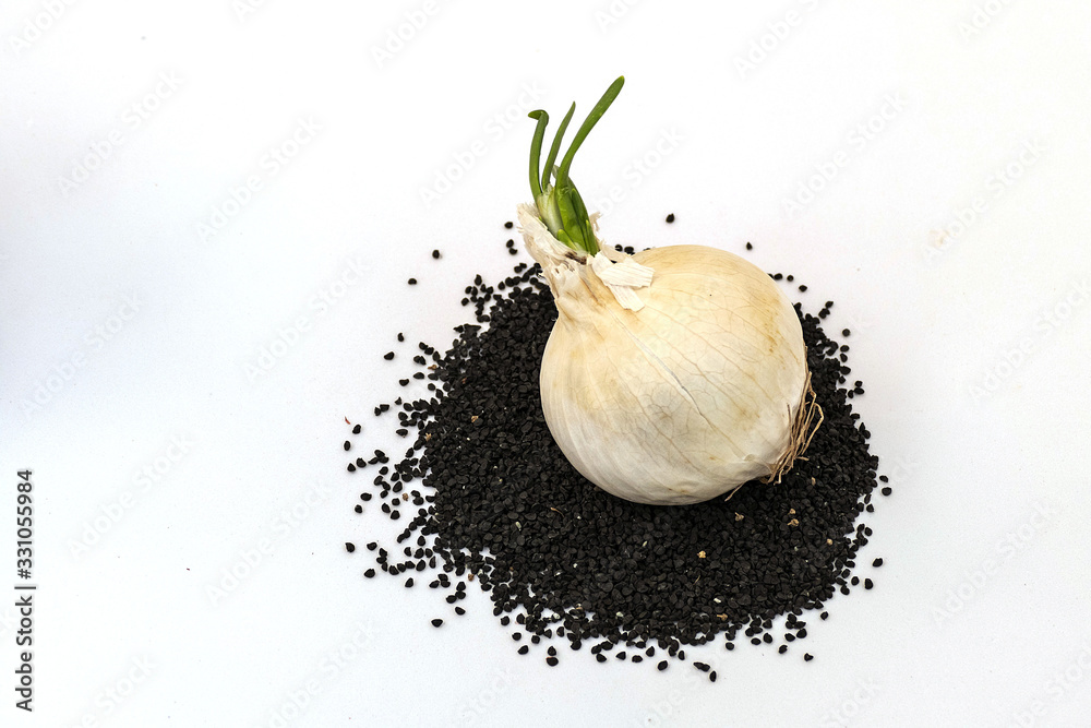 onion farming and onion seeds, onion seeds, close-up onion seeds, Stock ...