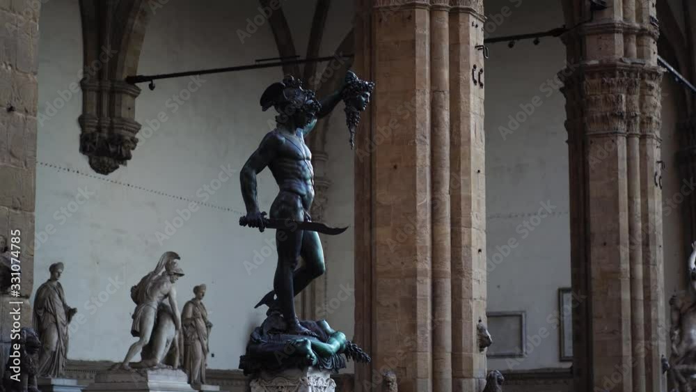 Statue of Perseus With the Head of Medusa in Piazza della Signoria ...