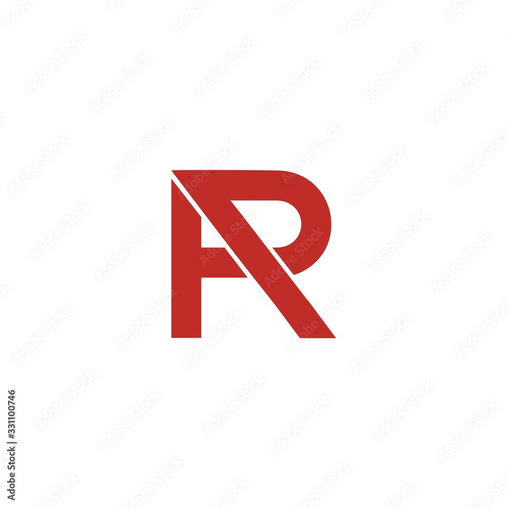 pr p r Logo Simple and Templates, Symbol Stock Vector | Adobe Stock