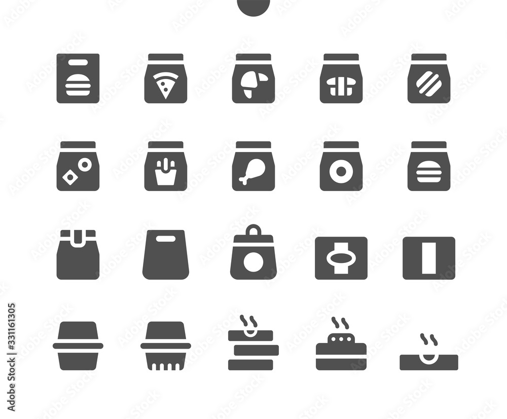 Takeaway (Take out) v1 UI Pixel Perfect Well-crafted Vector Solid Icons ...