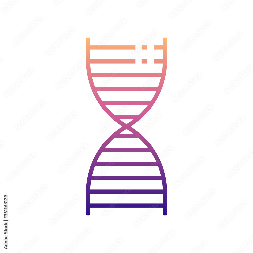 dna nolan icon. Simple thin line, outline vector of Scientifics study ...