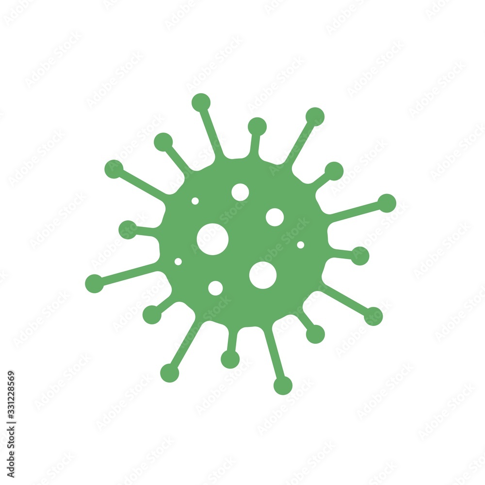 Coronavirus Covid-19 Corona virus icon. China pathogen respiratory ...