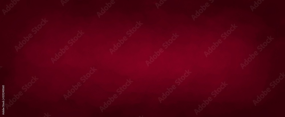 Dark elegant Royal red with soft lightand dark border, old vintage ...